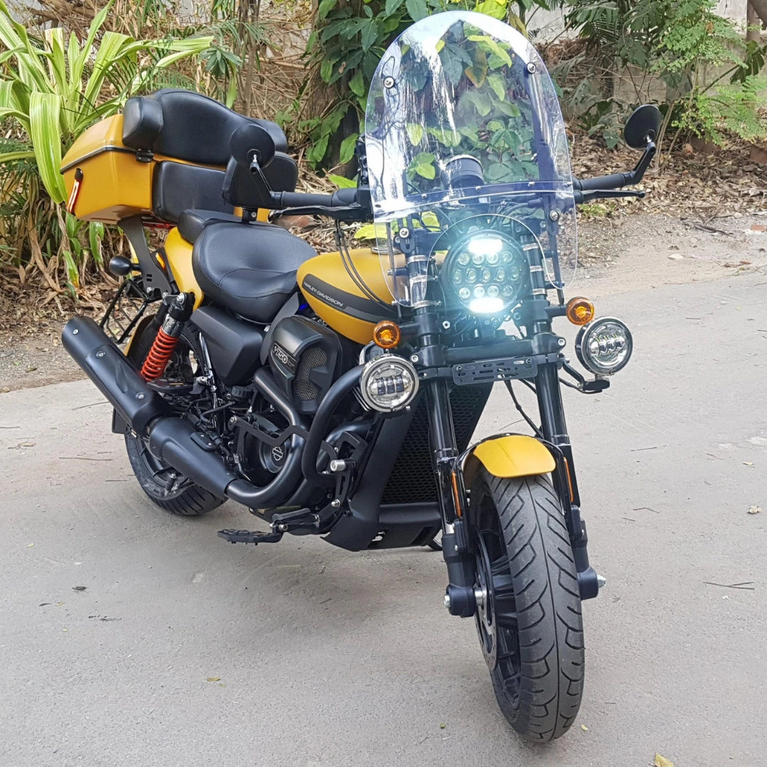 Street Rod - Fully Adjustable Windshield - Split Tall Type